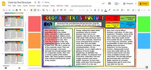Reading Skills Color Practice – 28 Printables for Comprehension & Test Prep