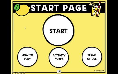 OT Skills Digital Game-LEMONADE by the OT files | TPT