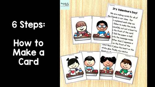 How to Make a Card for Valentine's Day Sequencing Activities with ...