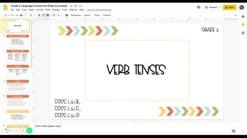 Fifth Grade Digital Language and Grammar Year-Long Bundle | TpT