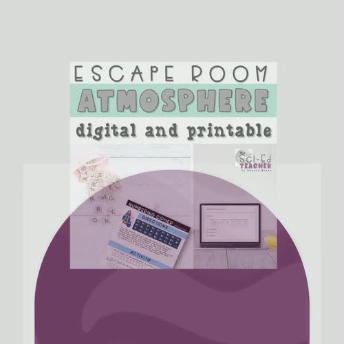 Layers of Atmosphere on Earth Escape Room by Amanda Bowen - The Sci Ed ...