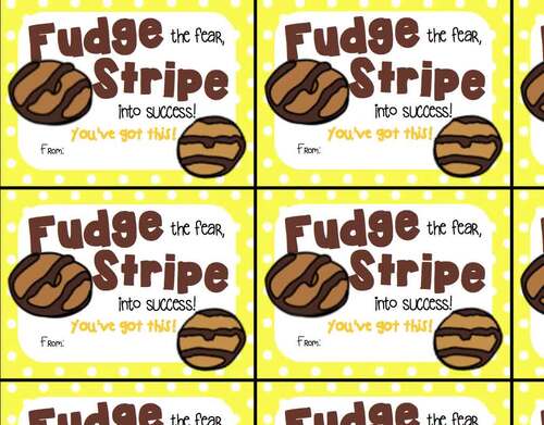 Fudge Stripes Cookies Testing Motivation Tag-Fudge the Fear, Stripe ...