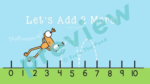 Add 2 More Math Warm Up Slides by From the Pond | TPT