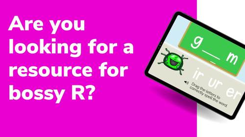 Bossy R (R Controlled Vowels) Words With ir, er, ur BOOM Cards by ...