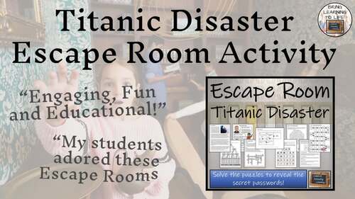 Titanic Escape Room Activity | History & Reading Comprehension 5th–6th ...