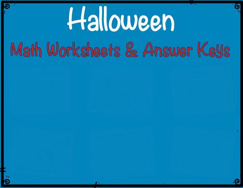 Halloween Themed First Grade ELA and Math Worksheets | TPT