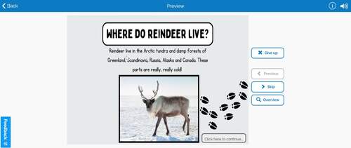 All About Reindeer Informational and Interactive Boom Cards | TPT