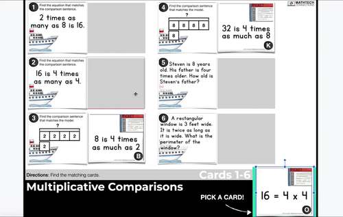 4th Grade Digital Math Games | Math Centers | 4th Grade Distance ...