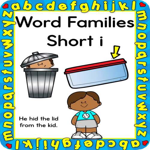 Word Families Short I Word Work Centers and Worksheets K 1 | TPT