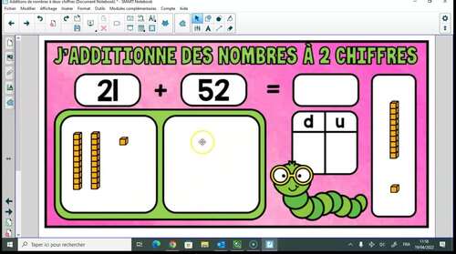 Addition de nombres à 2 chiffres : Doc. Notebook by Le dada de Rébecca