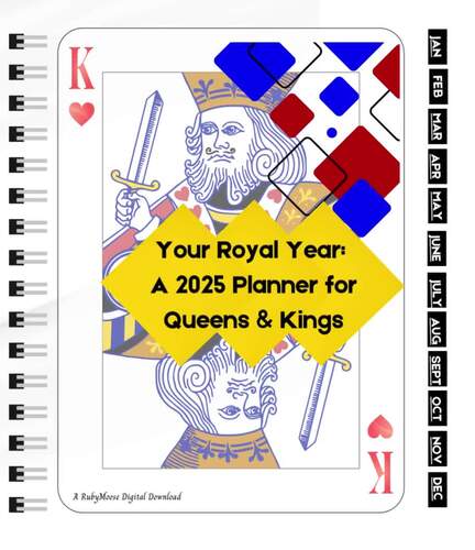 Your Royal Year, A 2025 Planner For Kings and Queens | TPT