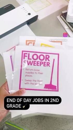 Classroom Management Class Jobs EDITABLE Classroom Jobs and End of Day ...