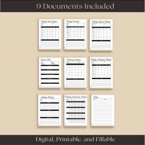 Classroom Organization Form Bundle Lesson Planner Weekly Summary ...