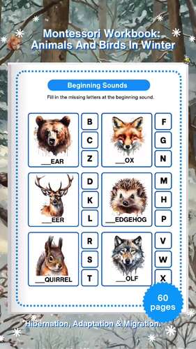 Animals and Birds in Winter: Hibernation, Migration, Adaptation Unit ...