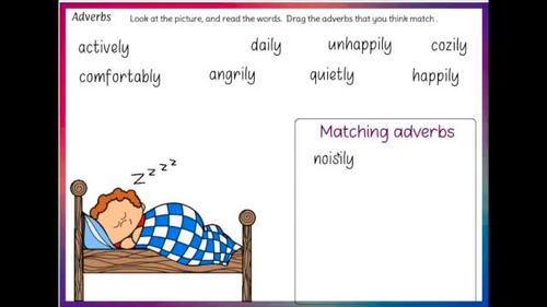 Parts of Speech ADVERBS Digital Tasks by Aussie Waves | TPT