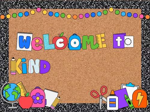 Bulletin Board Kit Welcome to Kindergarten Adorable Classroom ...