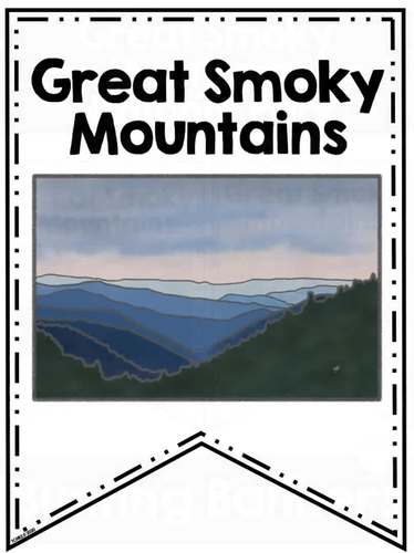 Great Smoky Mountains National Park Bunting Banners by TCHR Two Point 0