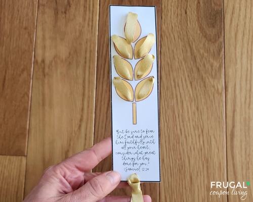 Ruth Coloring Bookmark, Old Testament Ruth Craft Activity, 1 Samuel 12:24