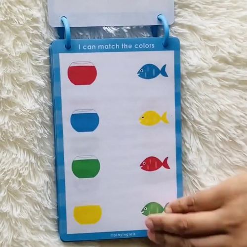 Toddler Activity Book, Mini Workbook, Toddler's Worksheets, Tracing ...