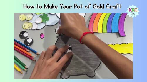 Pot of Gold Name Craft | St. Patrick’s Day Activity | Rainbow & Writing ...
