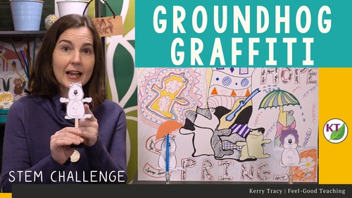 Groundhog Day STEM Challenge Video: Groundhog Graffiti | TPT