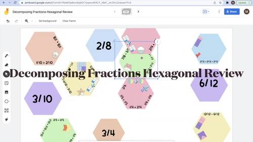 Decomposing Fractions Puzzle - 4th grade Math by it's all Fun and GamED