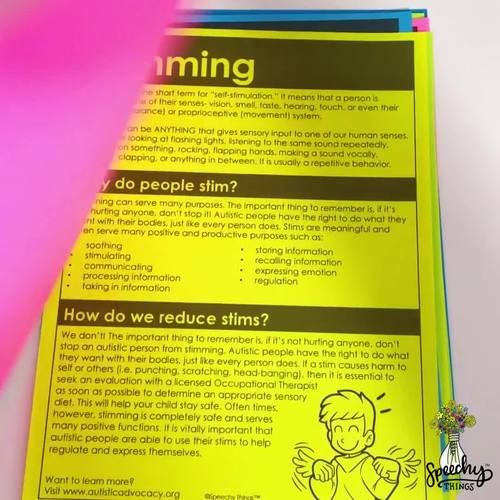 Autism Handouts - Parent Handouts for ASD - Neurodiversity # ...