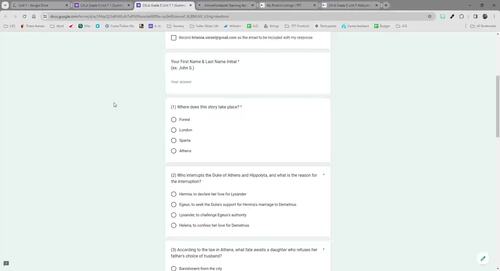 CKLA Grade 5 Unit 4 Don Quixote: Comprehension Quizzes {Digital ...
