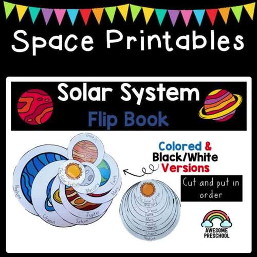 Space Study - Solar System, Space - Printable book - Preschool ...