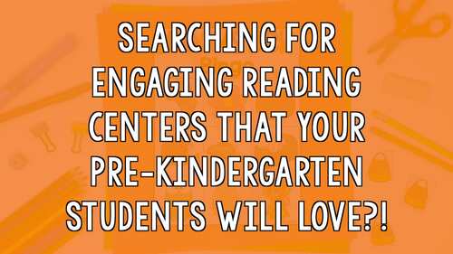 Pre-K Halloween Reading Center Games and Activities | October Preschool ...