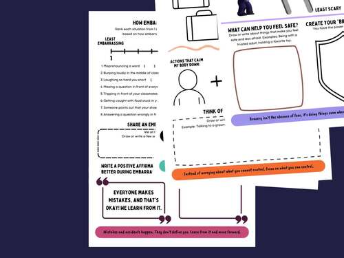 Inside Out 2 Feelings Activity Book | Coping Skills Activities | Inside ...