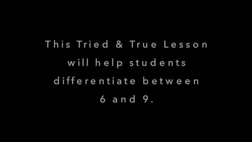 Number Recognition - Differentiating 6 and 9 Printable | TPT