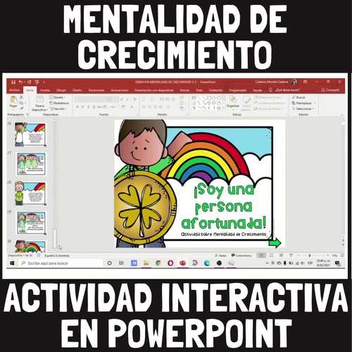 MENTALIDAD DE CRECIMIENTO. 2-5. ACTIVIDAD INTERACTIVA EN POWERPOINT (EN ...