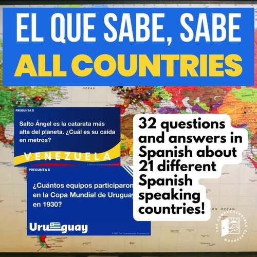 El que sabe, sabe | All Countries Bundle | TPT