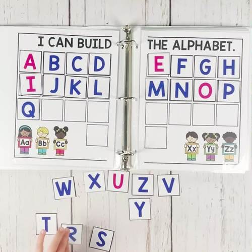 Alphabet Practice Phonics Binder | Letter Names and Sounds Activities