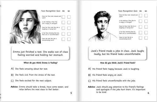 Understanding Emotions for Teens/focusing on 25 common life situations.