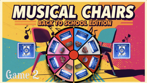 Musical Chairs (Back to school Edition) Game #2 by Mr Doug's Music Shop