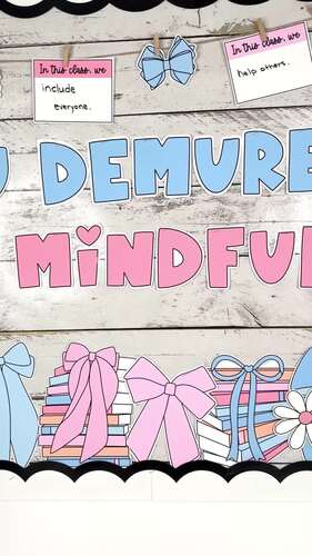 Very Demure Bulletin Board by Learn Grow Blossom | TPT