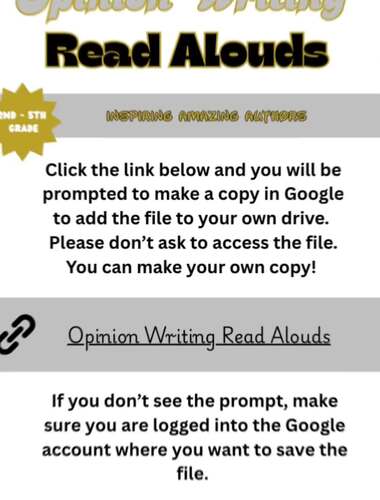2nd - 5th Grade Full Year Opinion Writing Prompts, Rubric, Plans ...