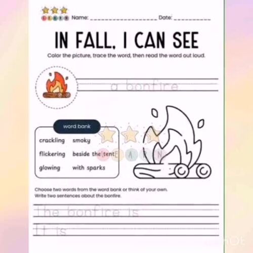 Fall Activities | Vocabulary Building and Autumn Nature Scavenger Hunt ...