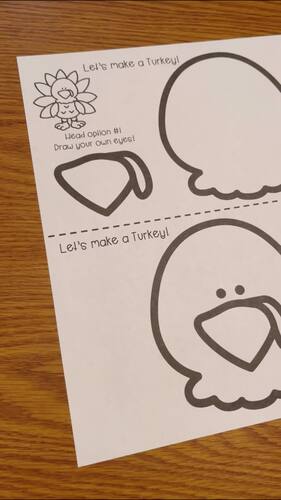 November Turkey Craft & Writing Activities by Kids and the Classroom