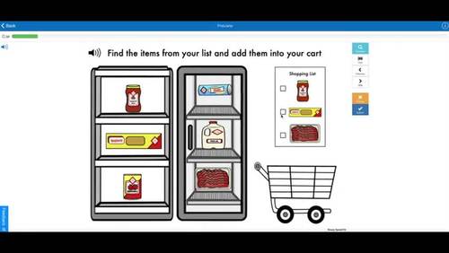 Grocery Store Digital Activities on Boom Cards and Google Slides for ...