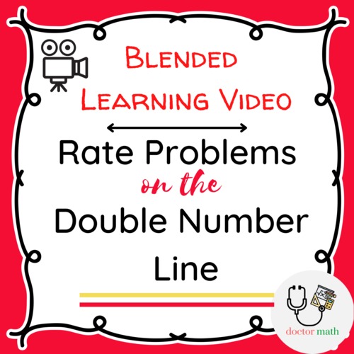 Visualizing and Solving Rate Problems using a Double Number Line: Part I