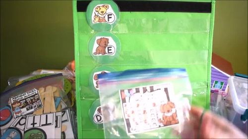 Alphabet Match Activity Center | Dog Friends by Fun Hands-on Learning