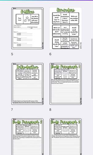 Teens & Social Media | Persuasive Essay | COMPLETE GUIDED UNIT | with ...