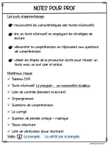French reading comprehension activities and assessment les animaux ...