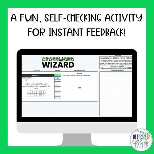 Key Features of Quadratic Functions Digital Activity & Worksheet - St ...