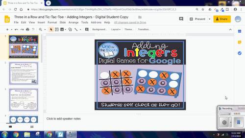 Multiplying and Dividing Integers Game for Google | Distance Learning