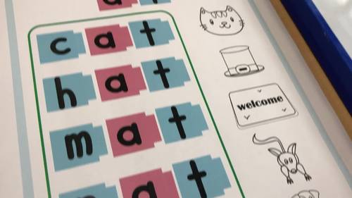 CVC word builder | Letter Blocks / cubes -Phonics Word Building | 3 ...