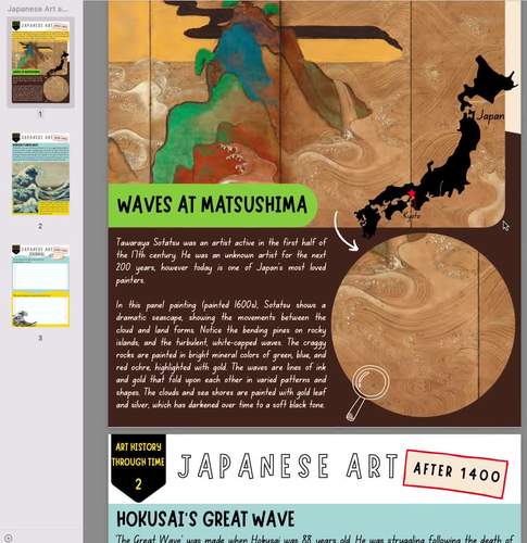 Japanese Art after 1400: Art History Survey Fact File by Teach Art History